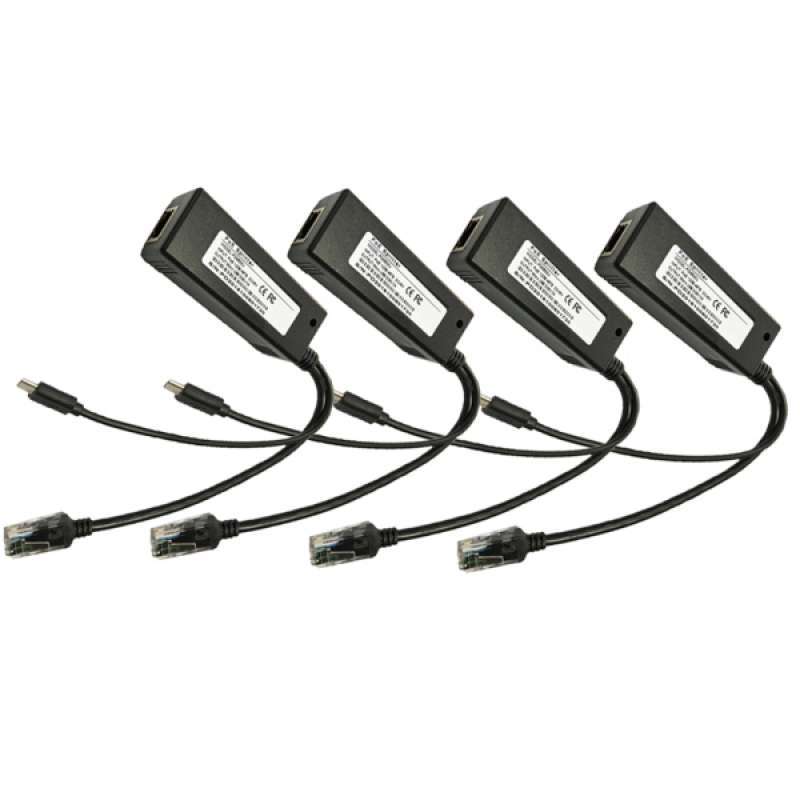 Promo 4Pack IEEE 802.3Af Active Power Over Ethernet Poe Splitter ...