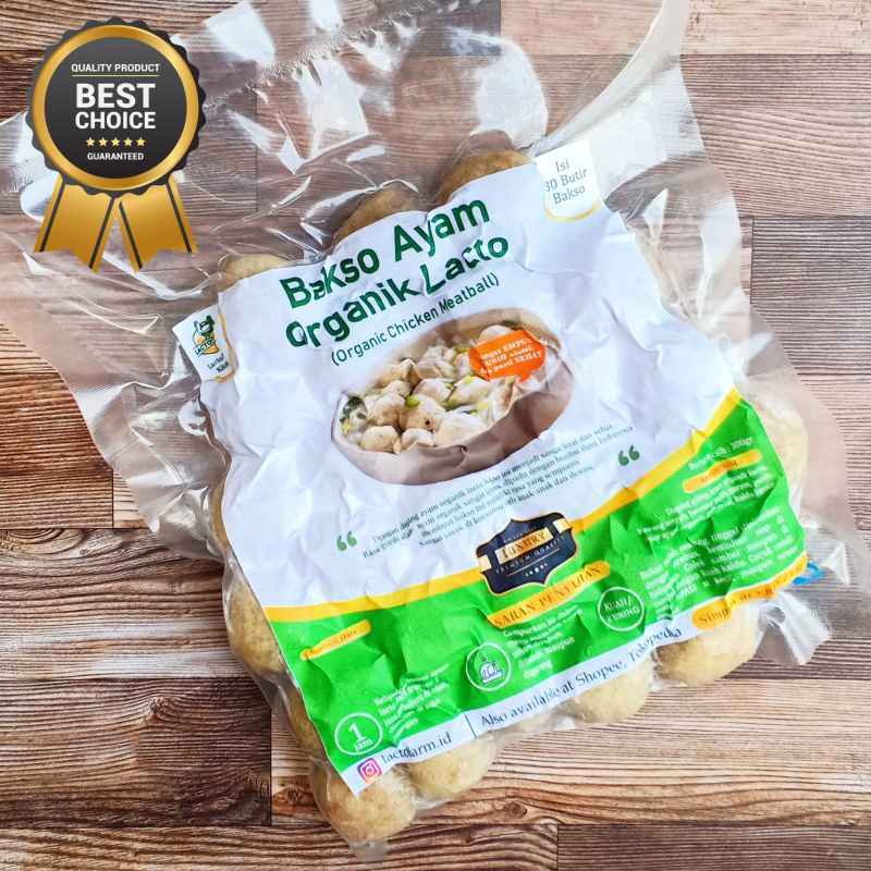 Promo Lacto Farm Bakso Ayam Organik Probiotik (Gluten Free) 100% Daging ...