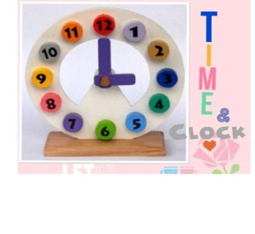 Jual Mainan Edukatif / Edukasi Anak - Mainan Balok Puzzle Kayu - Jam ...