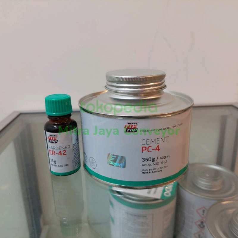 Promo LEM CEMENT PC-4 REMA TIP TOP + HARDENER Diskon 33% di Seller Umar ...
