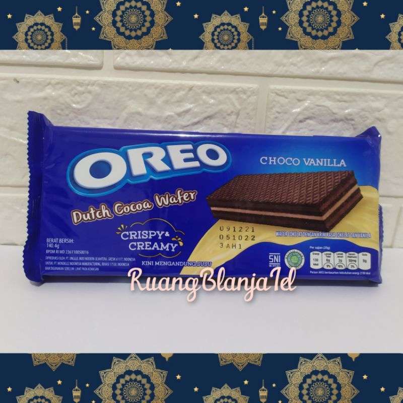 Promo OREO CRISPY CREAMY 140GR / OREO DUTCH COCOA WAFER 140GR /OREO ...