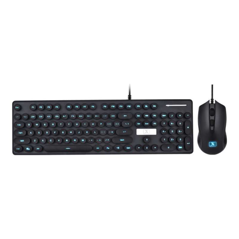 Jual Retro Style N520 Wired USB Mechanical Keyboard Keypad Mouse Combo ...
