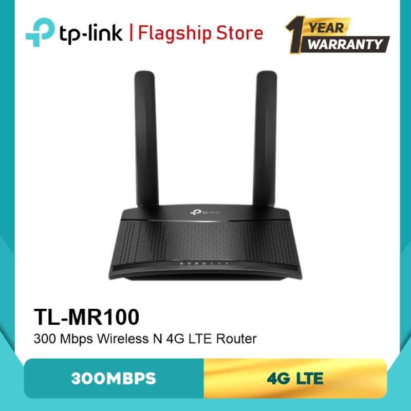 Promo TL-MR100 300 Mbps Wireless N 4G LTE Router Diskon 24% di Seller ...