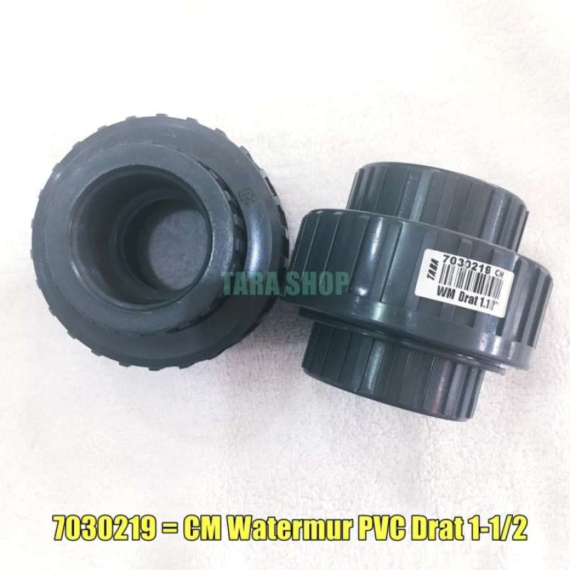 Jual WATERMUR/WATER MUR/UNION THREAD PVC DRAT 1.1/2 INC - 7030219 di ...