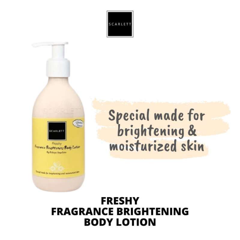 Promo SCARLETT Freshy Fragrance Hand and Body Whitening Lotion Original ...