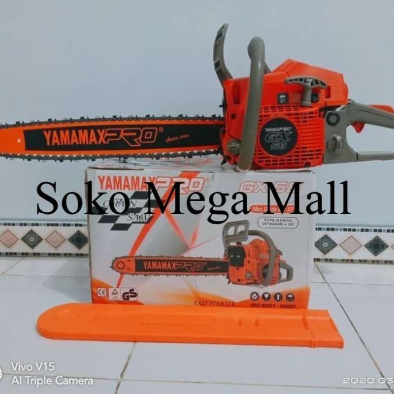 Promo Mesin Gergaji Pohon Chainsaw Yamamax 22in Pro Bagus Diskon 8% Di Seller Soko Mega Mall ...