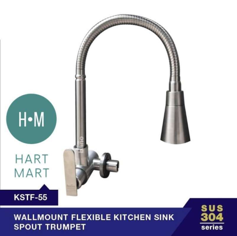 Promo Kran Bak Cuci Piring/Kran Dapur Sink Stainless/Keran Angsa ...
