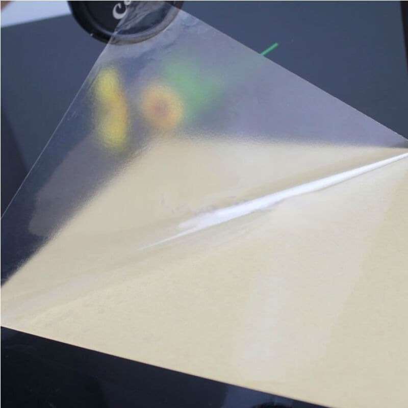 Jual Kertas Sticker Stiker Transparan Glossy Tahan Air Bisa Semua ...