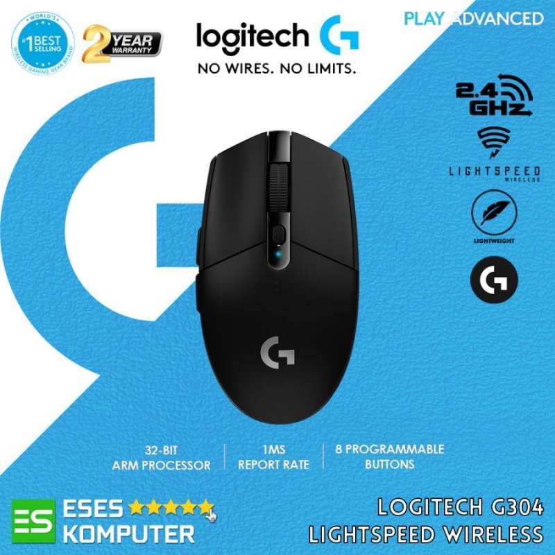 Jual Mouse Logitech G304 Lightspeed Wireless | Mouse Gaming - G304 ...