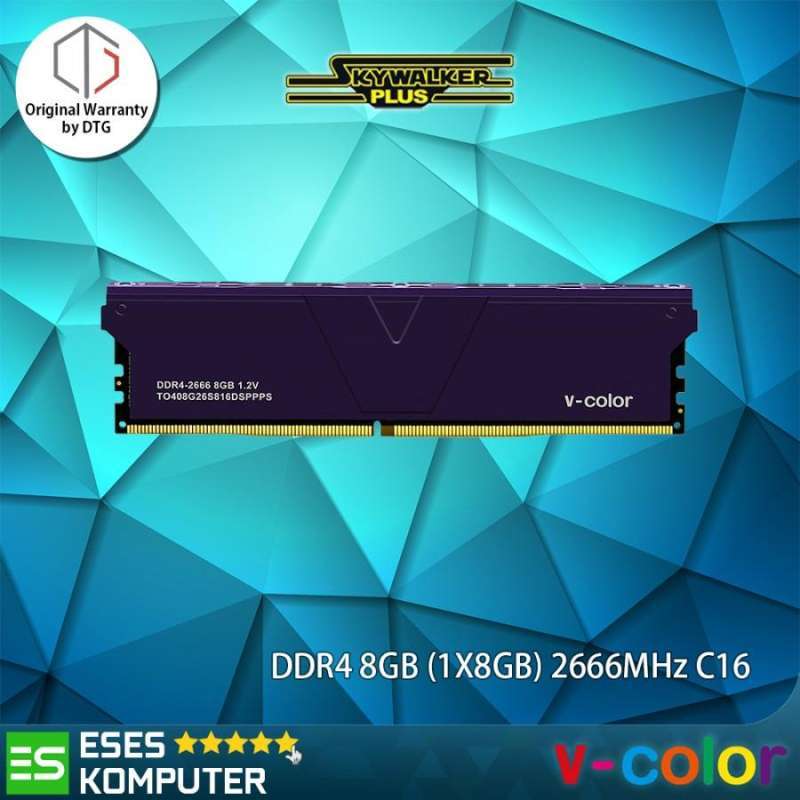 Jual Ram V-color Ddr4 Skywalker Plus 8gb 1x8gb 2666mhz Cl16 Memory Di ...