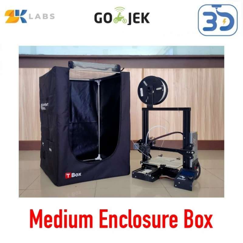 Jual 3D Printer Medium Size Enclosure Box Boks Penutup Mesin Less ...