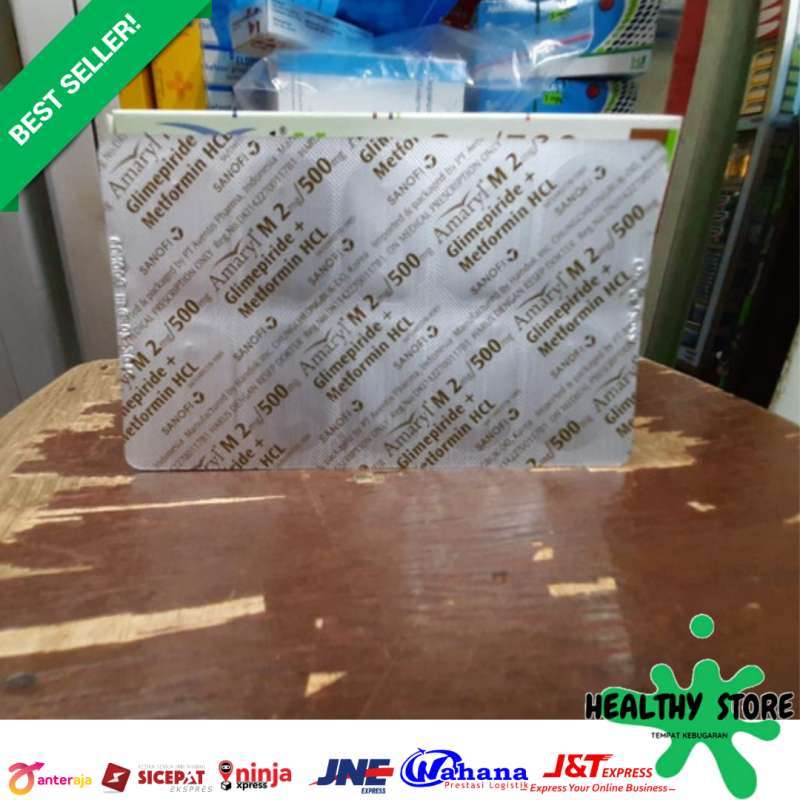 Jual Amaryl M 2/500mg Amaril M Glimepiride Metformin Hcl Obat Diabetes ...