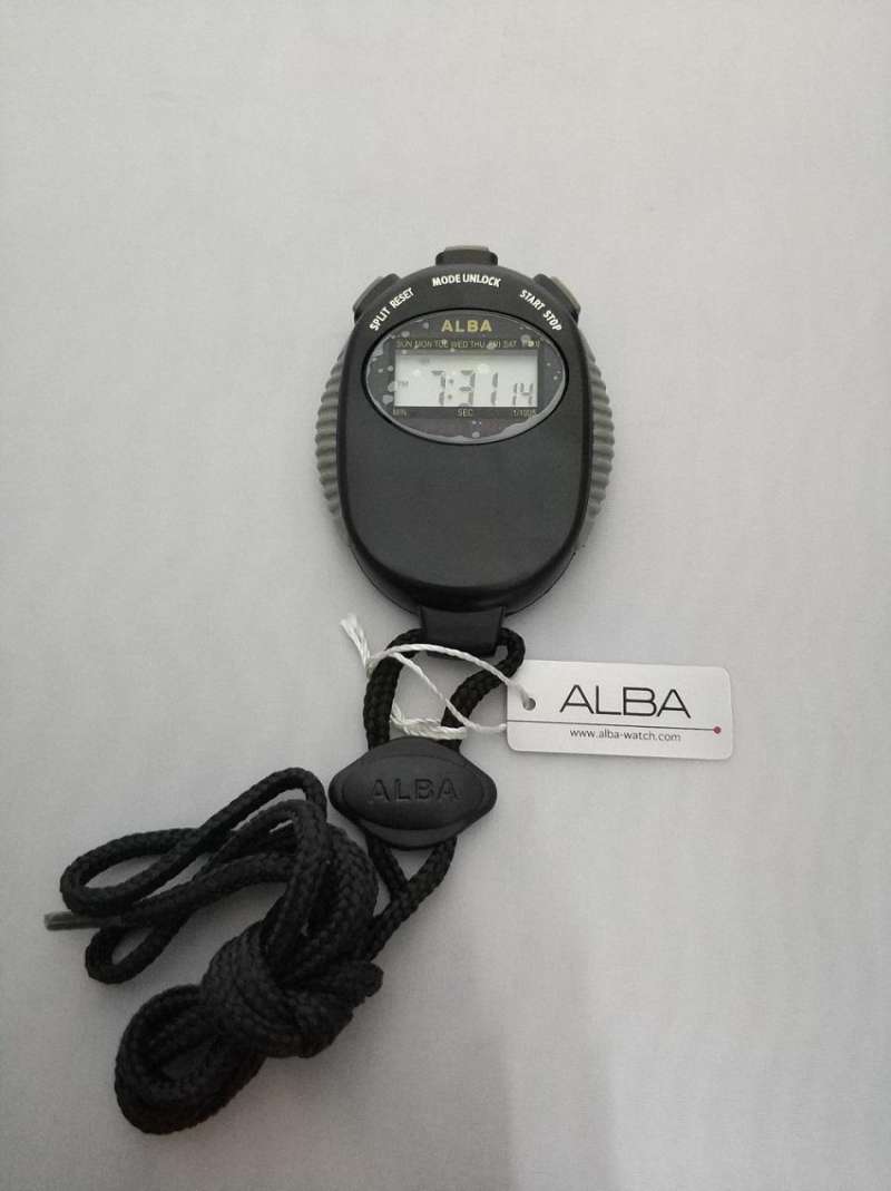 Promo Stop Watch Alba Sw01 Stopwatch Alba Sw 01 Alat Pengukur Waktu ...