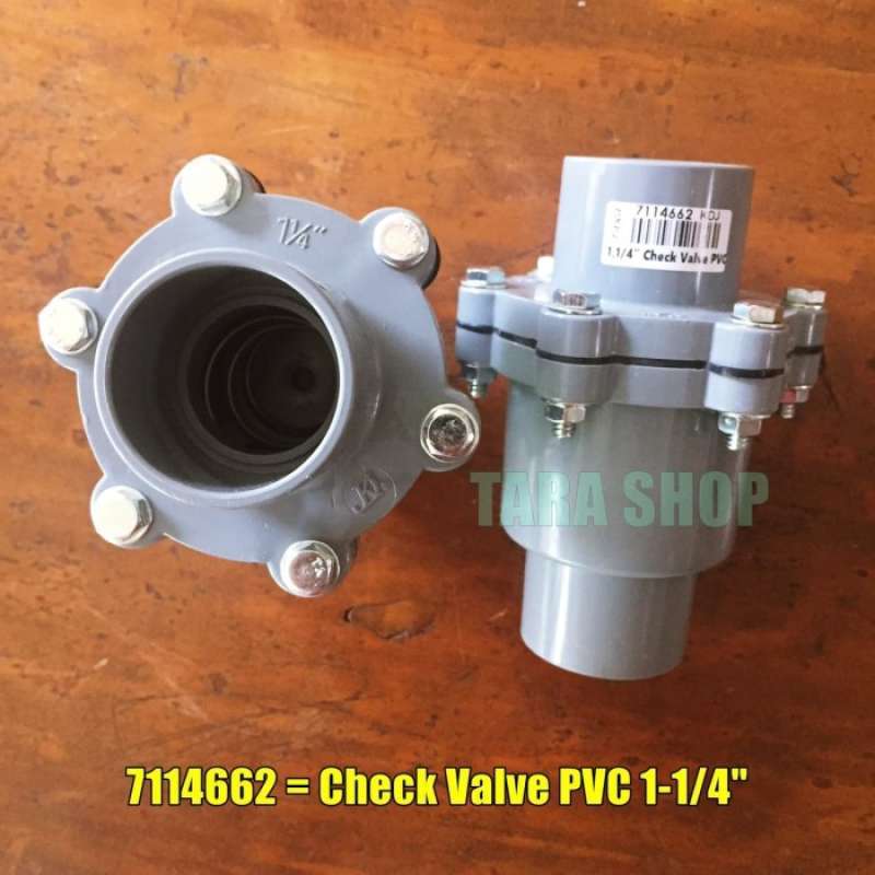 Jual CHECK VALVE 1-1/4 INCH PVC KDJ - 7114662 di Seller TARA ONLINE ...