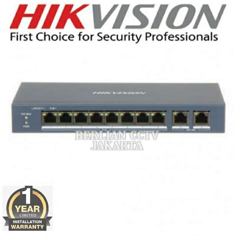 Promo HIKVISION POE DS-3E0310P-E/M SWITCH HUB POE 8PORT + 2 UPLINK ... Promo HIKVISION POE DS-3E0310P-E/M SWITCH HUB POE 8PORT + 2 UPLINK ...