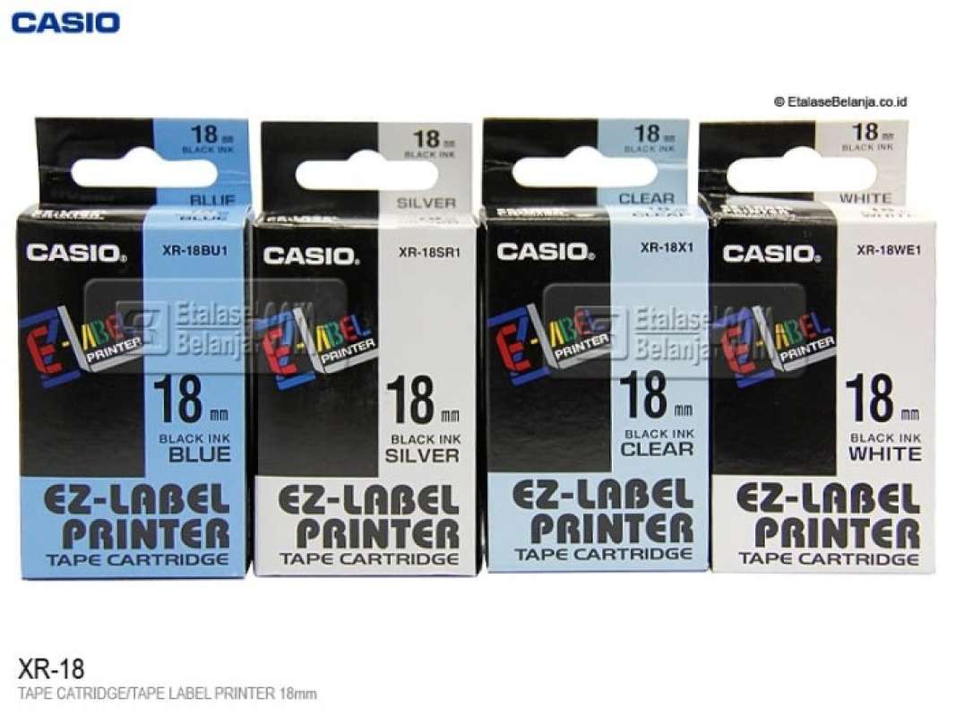 Jual CASIO XR-18 - TAPE LABEL PRINTER 18mm di Seller Cetakanmu Store ...