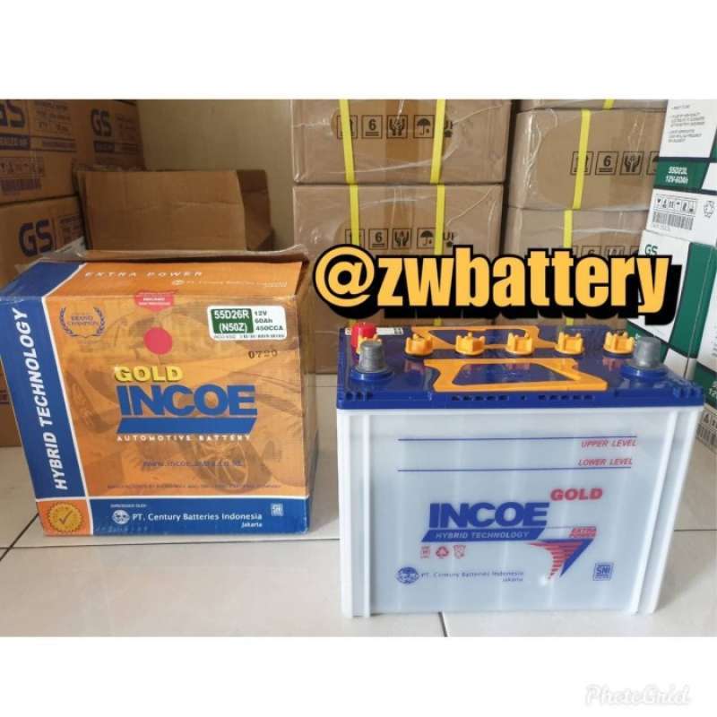 Jual RECOMMEND AKI MOBIL UNTUK TOYOTA (KIJANG LGX/KRISTA) INCOE GOLD N50Z 55D26R 60AH di Seller ...