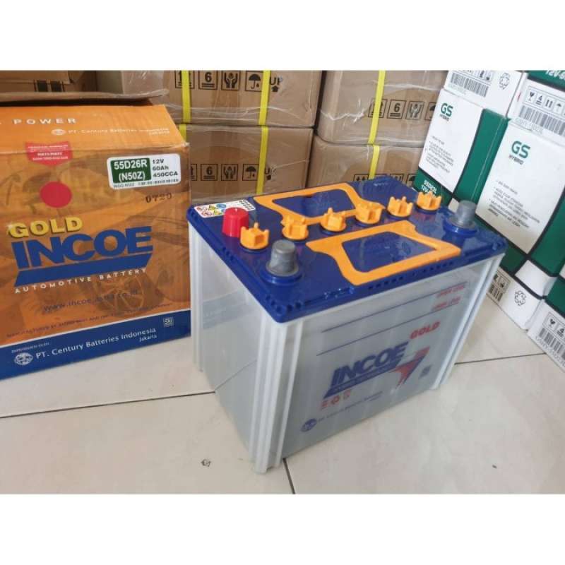 Jual RECOMMEND AKI MOBIL UNTUK TOYOTA (KIJANG LGX/KRISTA) INCOE GOLD N50Z 55D26R 60AH di Seller ...