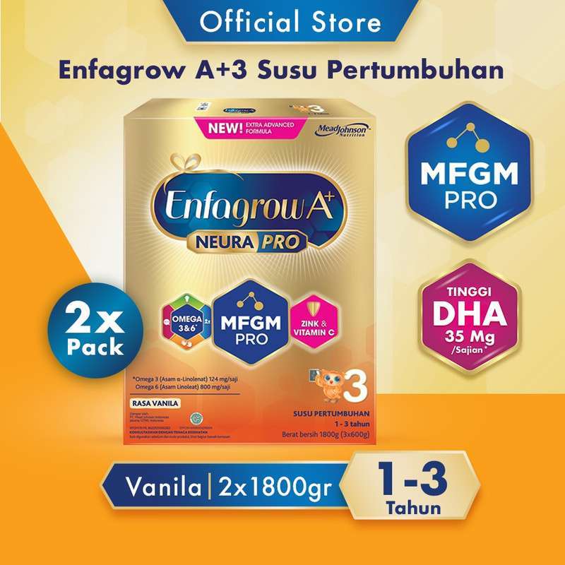 Jual Enfagrow A 3 1800 Gr X 2 Termurah - Harga Grosir Terupdate Hari ...