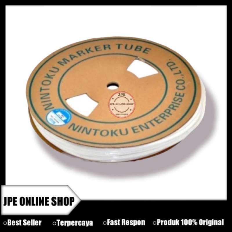 Promo Marker Tube OMT 2.5 200mtr/Roll Kabel Marker Label 2.5mm Putih ...