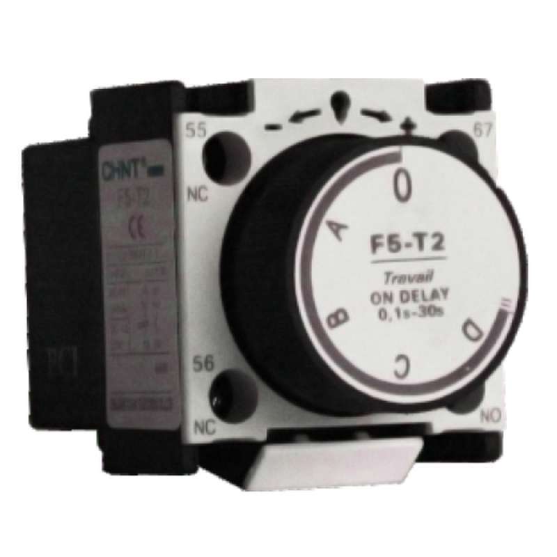Promo Chint F5 T2 Auxiliary Contact On Delay Timer For Contactor Chint
