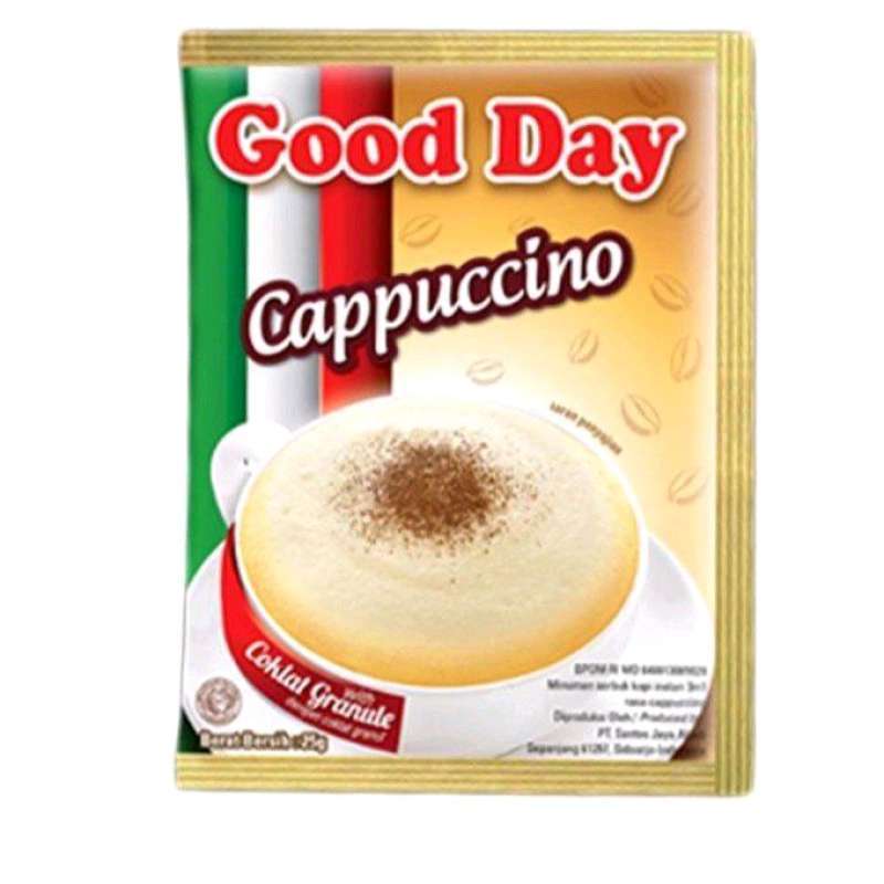 Promo Kopi/Good day/Good day cappucino 1 renceng isi 10 Diskon 13% di ...