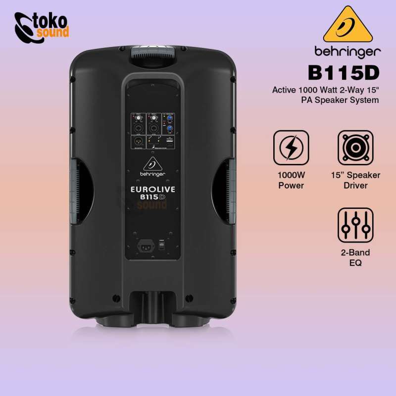 Jual Behringer Eurolive B115D - 1000W 15 inch Powered Speaker di Seller ...