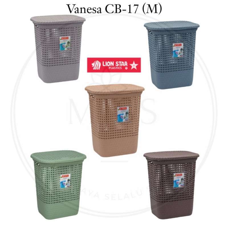 Promo Vanesa Laundry Box M / Laundry Box / Kotak Baju Kotor Diskon 5% ...
