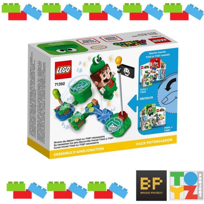 Promo Lego Super Mario 71392 Frog Mario Power Up Pack Diskon 9% di ...