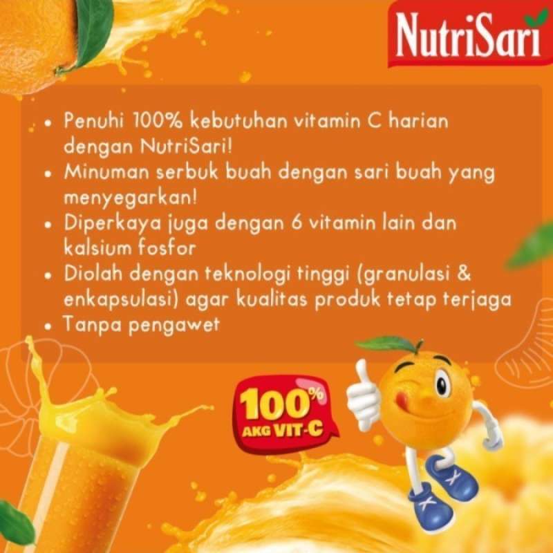 Promo Nutrisari Minuman Serbuk | Rasa Markisa Sachet - 14 Gr (kemasan ...