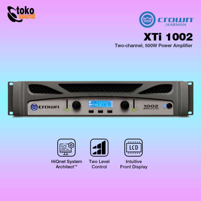 Jual Crown XTI 1002 - 2 Channel Stereo Power Amplifier di Seller ...