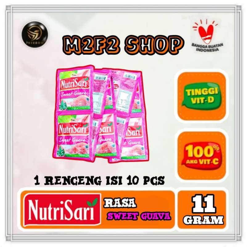 Promo NutriSari Minuman Serbuk Sweet Guava | Jambu Sachet - 11 gr ...