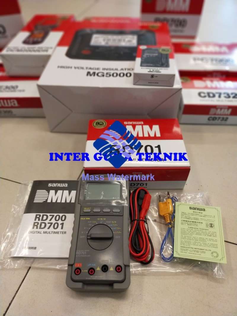 Jual Sanwa digital multimeter multitester RD-701 Original di Seller ...