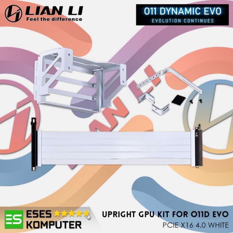 Jual Lian Li O11d Evo Upright Gpu Kit | Riser Cable X16 Pcie 4.0 Di ...
