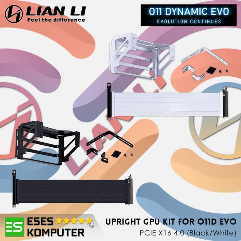 Jual Lian Li O11d Evo Upright Gpu Kit | Riser Cable X16 Pcie 4.0 Di ...