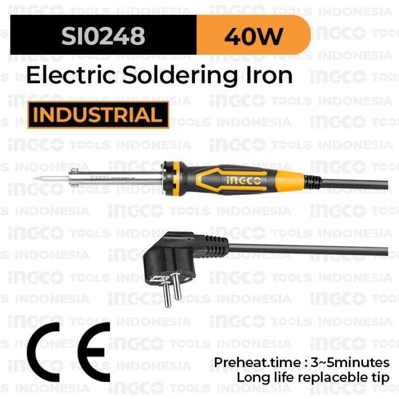 Jual Solder Listrik 40w INGCO Iron SI0248 / Alat Patri Listrik 220V ...