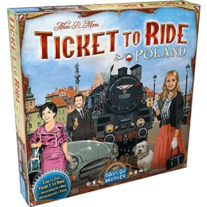 Jual Ticket To Ride Map Collection 6.5 Poland Board Game di Seller ...