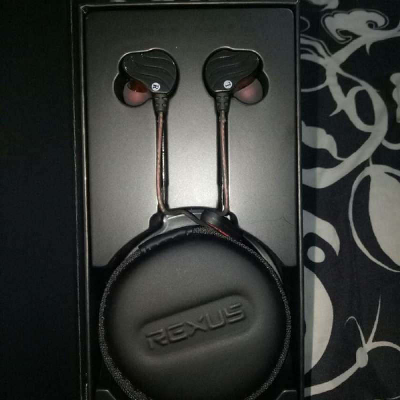 Jual Rexus Earphone Gaming Ez1 Dual Driver With Mic Di Seller Serba ...