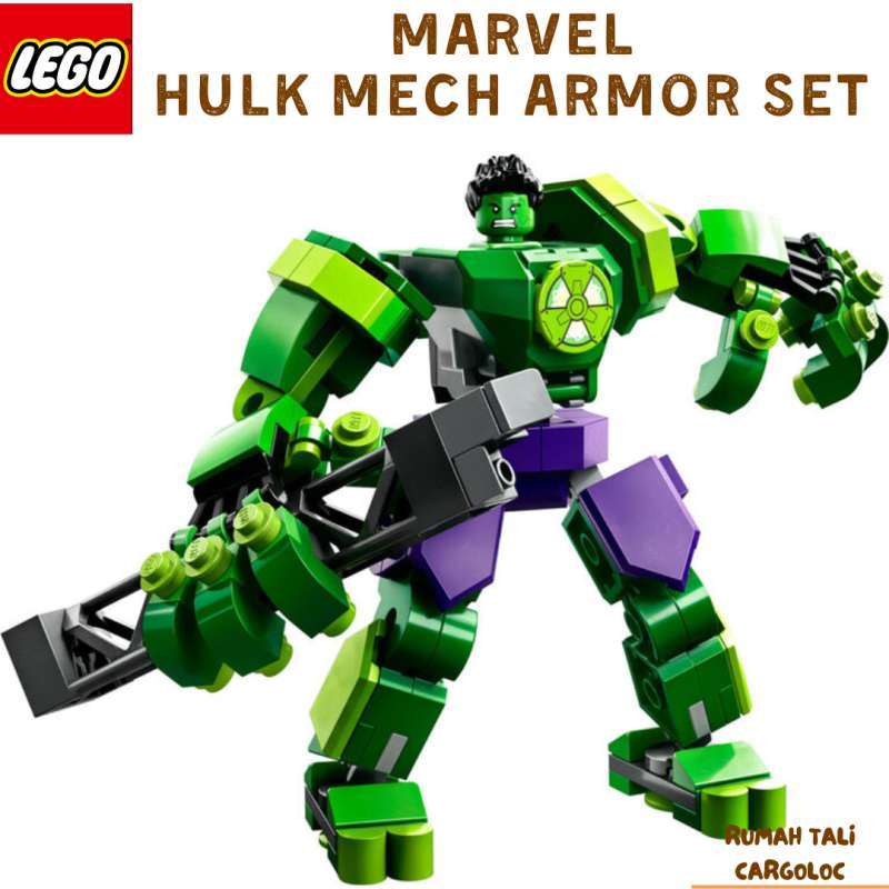 Promo (PO) LEGO MARVEL HULK MECH ARMOR SET Bricks Diskon 99% di Seller ...