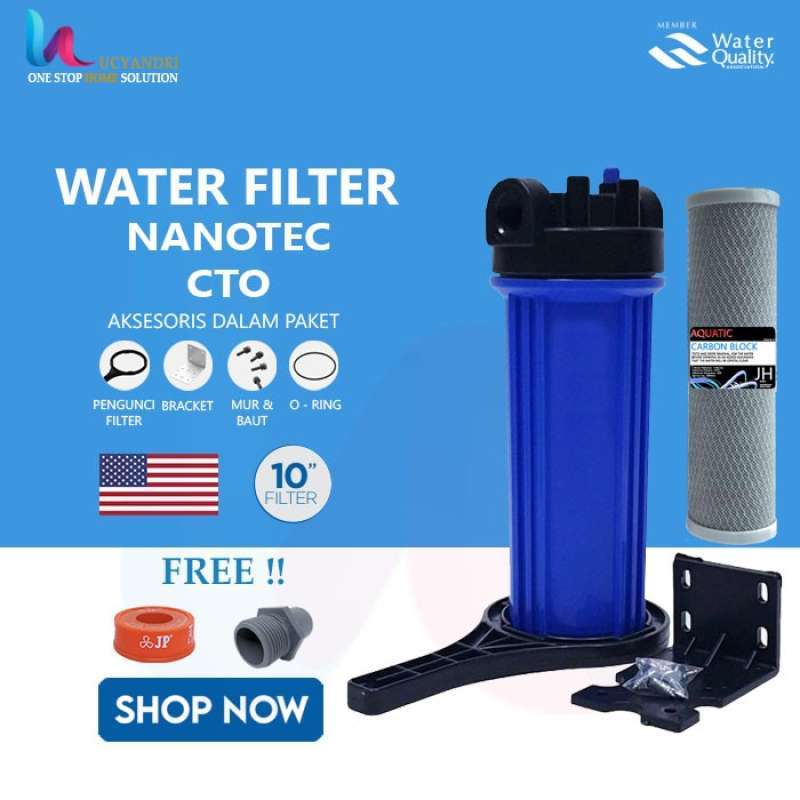 Promo Filter Air Nanotec Biru 10 Cto Filter - Cto Diskon 23% di Seller ...