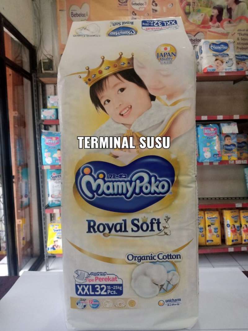Promo Popok Mamypoko Extra Soft. Tipe Perekat. Ukuran Xxl. Isi 32 Helai ...