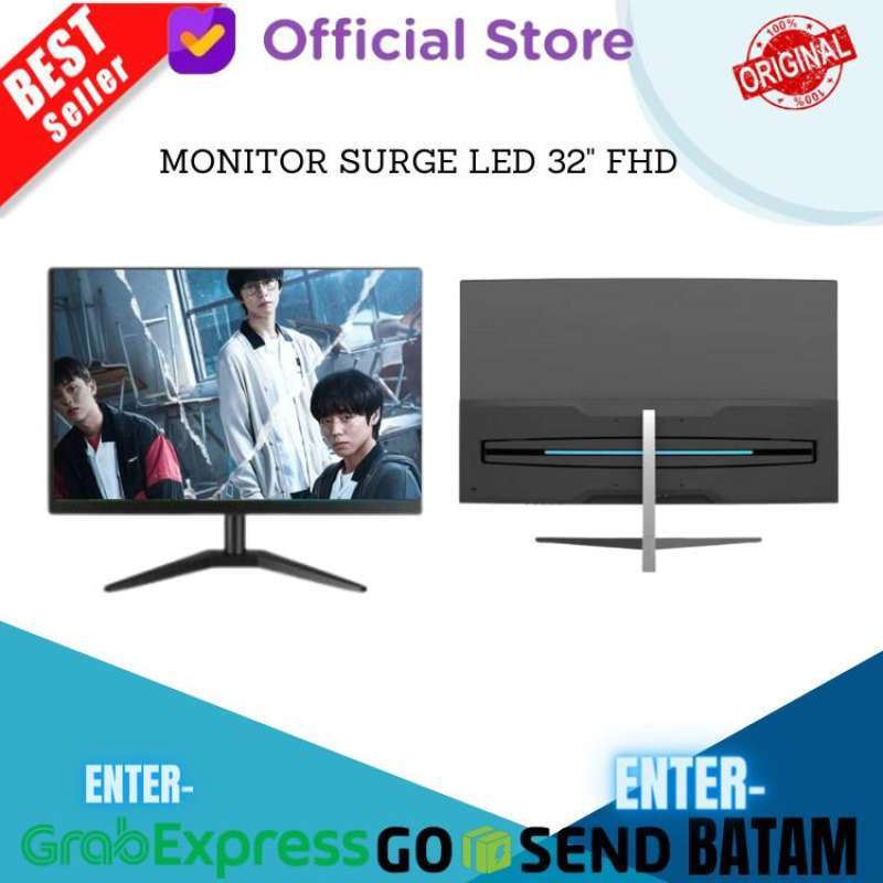 Jual MONITOR SURGE LED 32 FHD CURVE BLACK di Seller Micro Computer - Baloi, Kota Batam | Blibli
