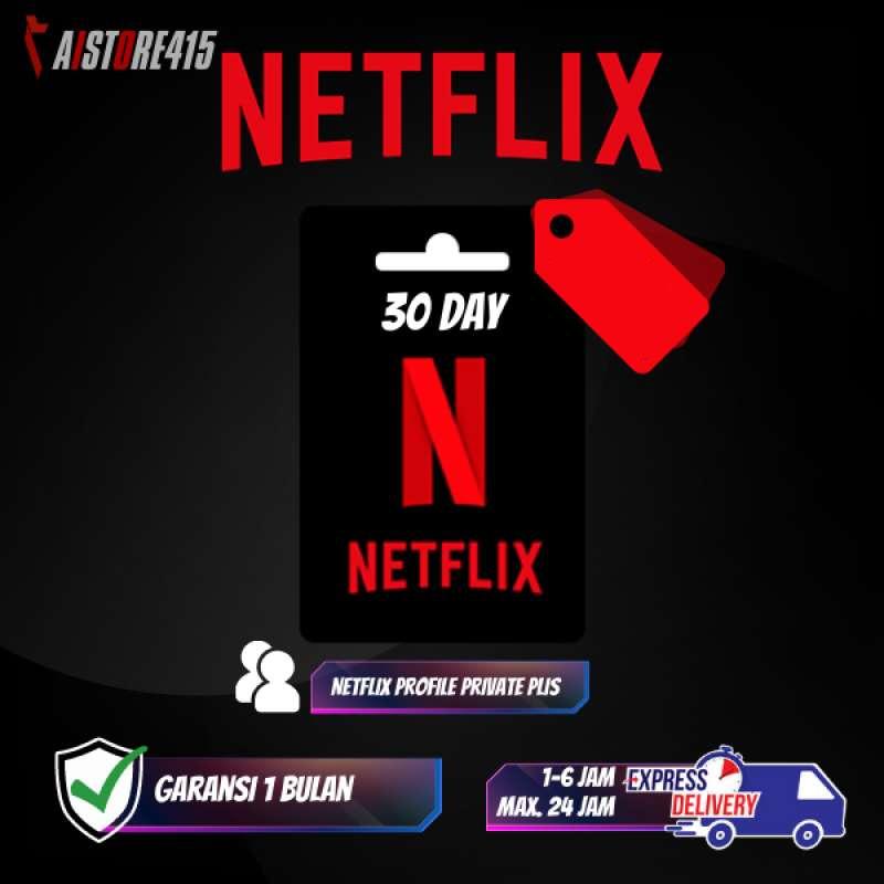 Jual Netflix Akun Premium Profile Private 30 Hari [garansi] [1 User] Di ...