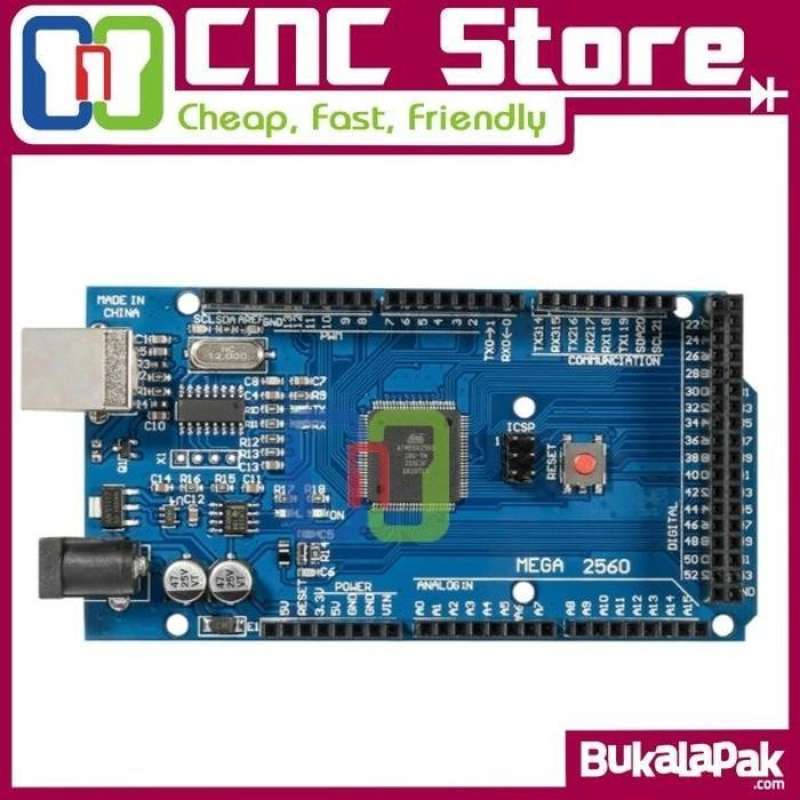 Jual [cnc] Arduino Mega 2560 R3 Atmega2560 Atmega 16u2 Compatible Board ...