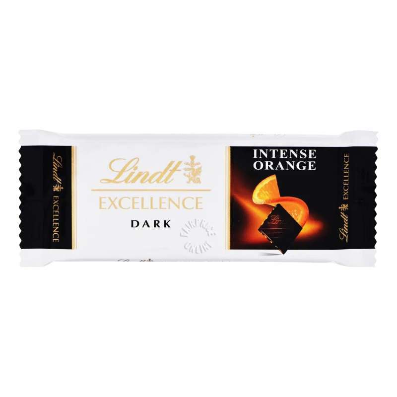 Jual Lindt Excellence Chocolate Bar Intense Orange (Dark) 35g di Seller ...