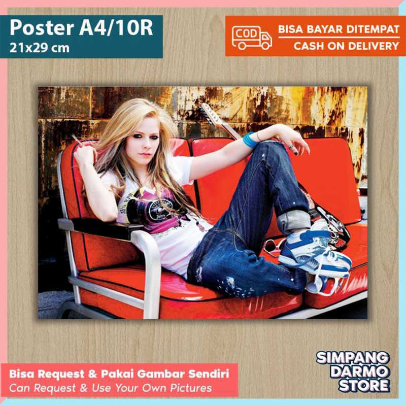 Jual Poster Avril Lavigne Terbaru Tersedia Berbagai Ukuran A4 A3 Besar Kecil Hires Bisa Custom ...