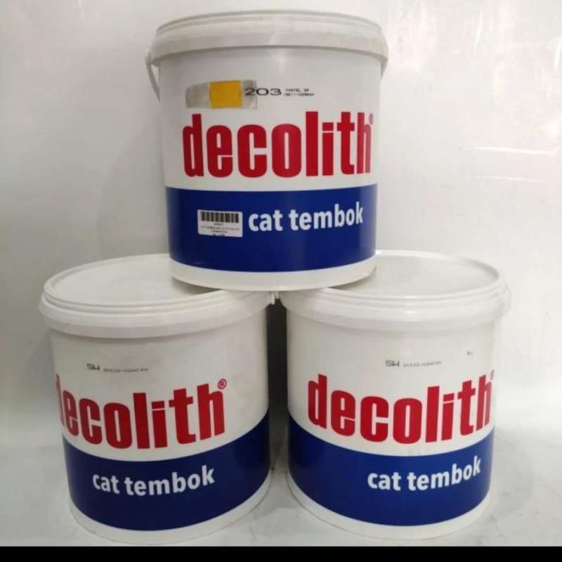 Jual Cat Tembok Plafon Decolith Interior 5 Kg 5kg Warna Agung Di Seller ...