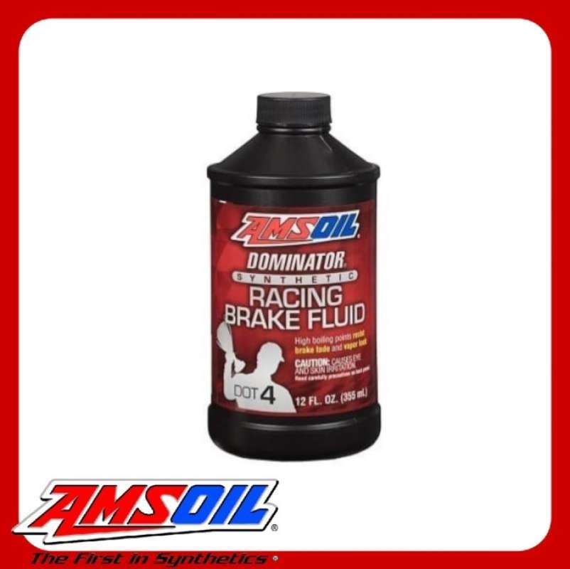Promo Amsoil Dominator Racing Brake Fluid 100% Synthetic Dot 4 Minyak ...