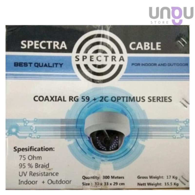 Jual Kabel Rg59 Spectra 300m Kabel Cctv Coaxial + Power Rg59 300 Meter ... Jual Kabel Rg59 Spectra 300m Kabel Cctv Coaxial + Power Rg59 300 Meter ...