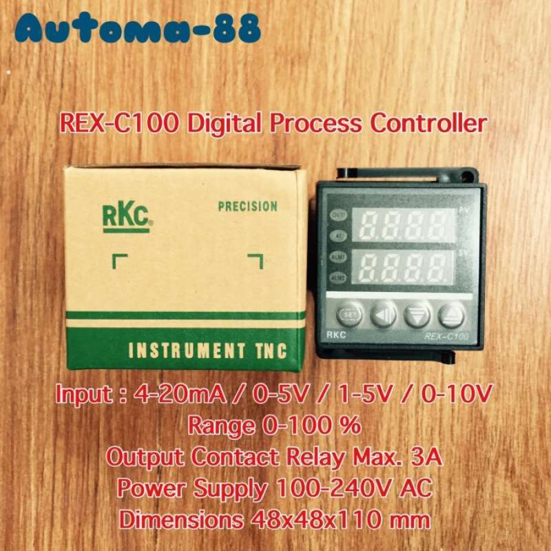 Jual Rex-c100 Out Relay Input 4-20ma / 0-5v / 1-5v / 0-10v Process ...